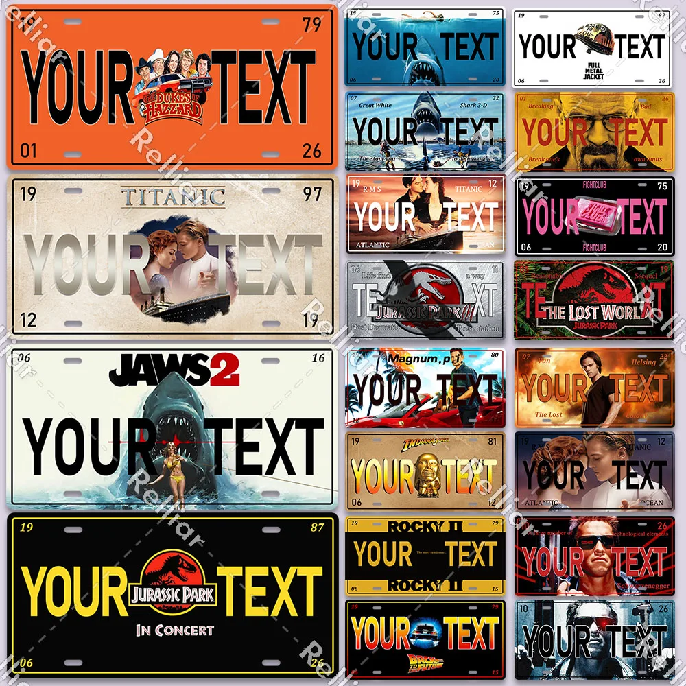 Movie-Customize-Plate-Metal-Tin-Sign-Personalized-Home-Bar-Wall-Decor ...