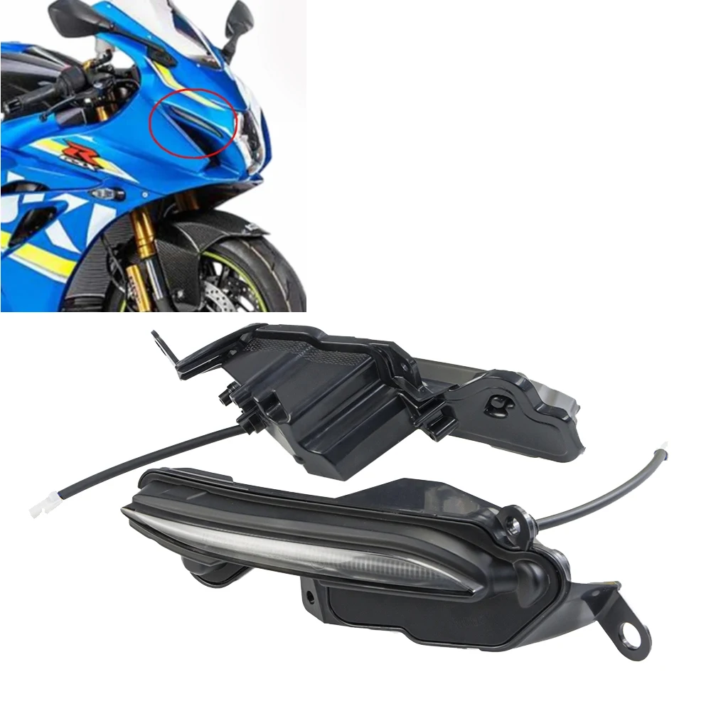 Motorcycle-Front-Headlight-Fog-Decorative-Position-Side-Light-Lamp-Fit ...