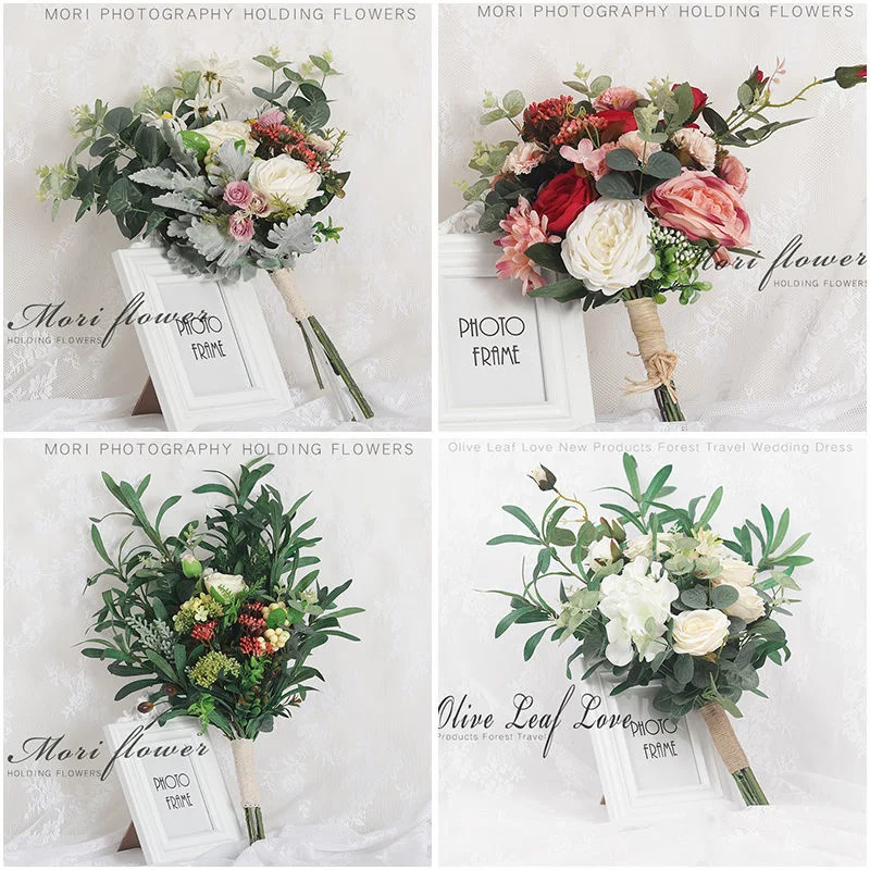 INS Korean Wedding Props Artificial Flowers In Hand Wedding Flowers ...