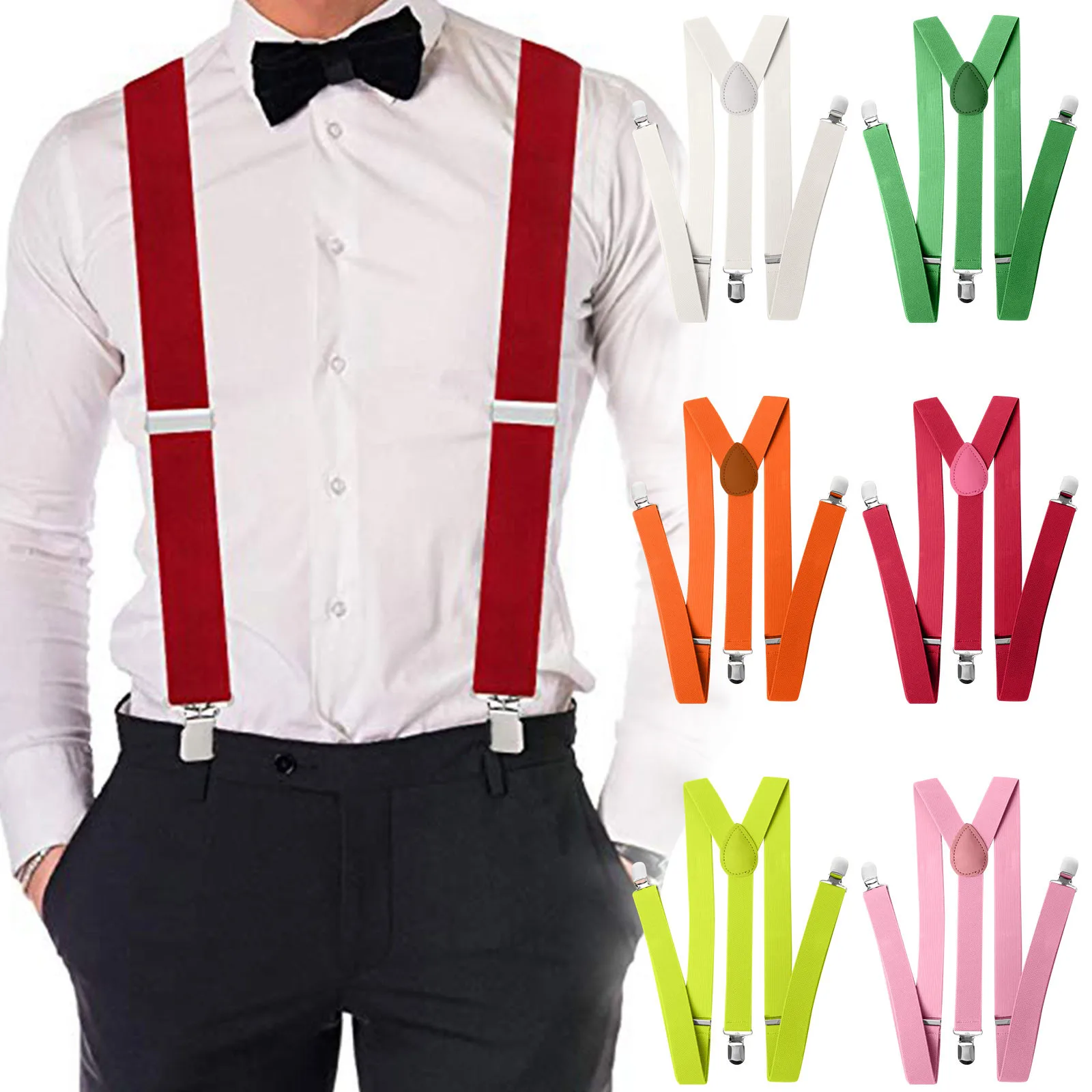 Trilece Suspenders for Men Adjustable Unisex Y Back Men's Women's ...