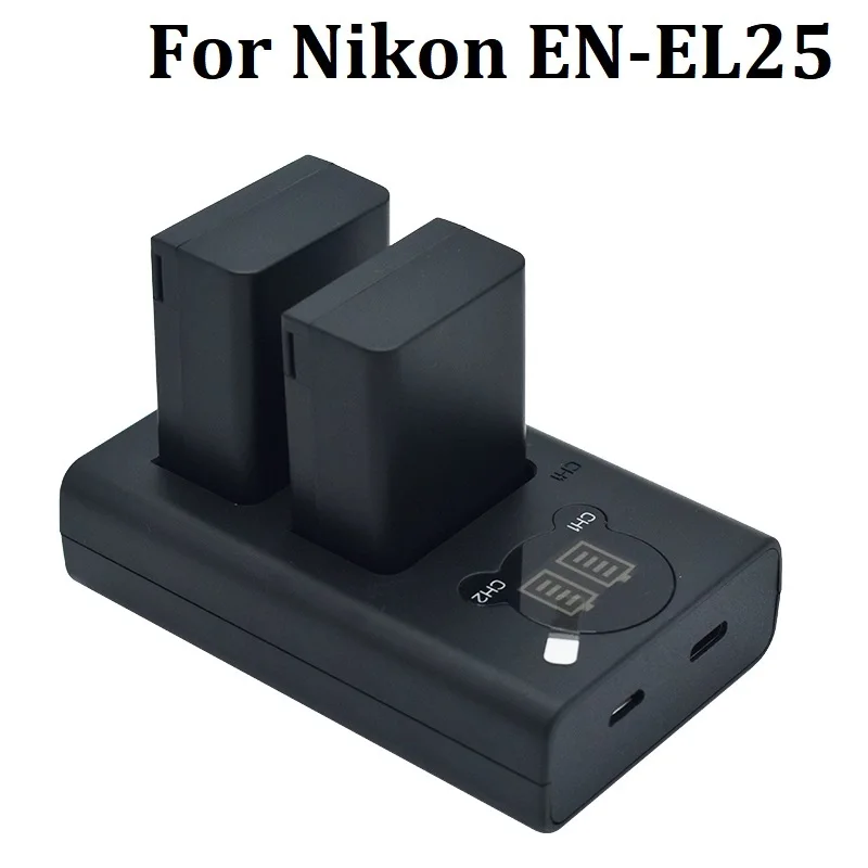 original 1250mAh EN-EL25 EN EL25 replacement Battery For Nikon Z50 ZFC ...