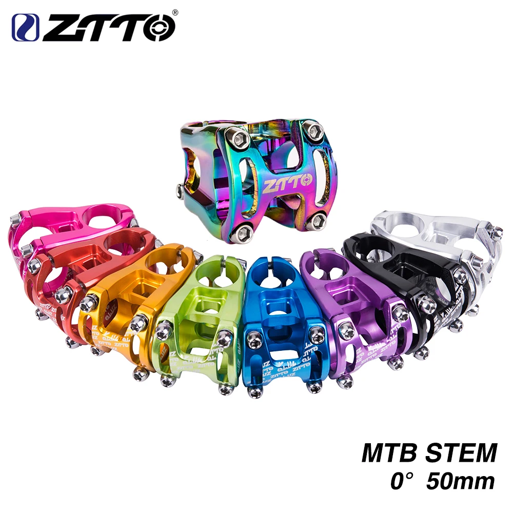 ZTTO-MTB-Power-50mm-Stem-31-8mm-High-Strength-CNC-0-Degree-Rise-Stem ...