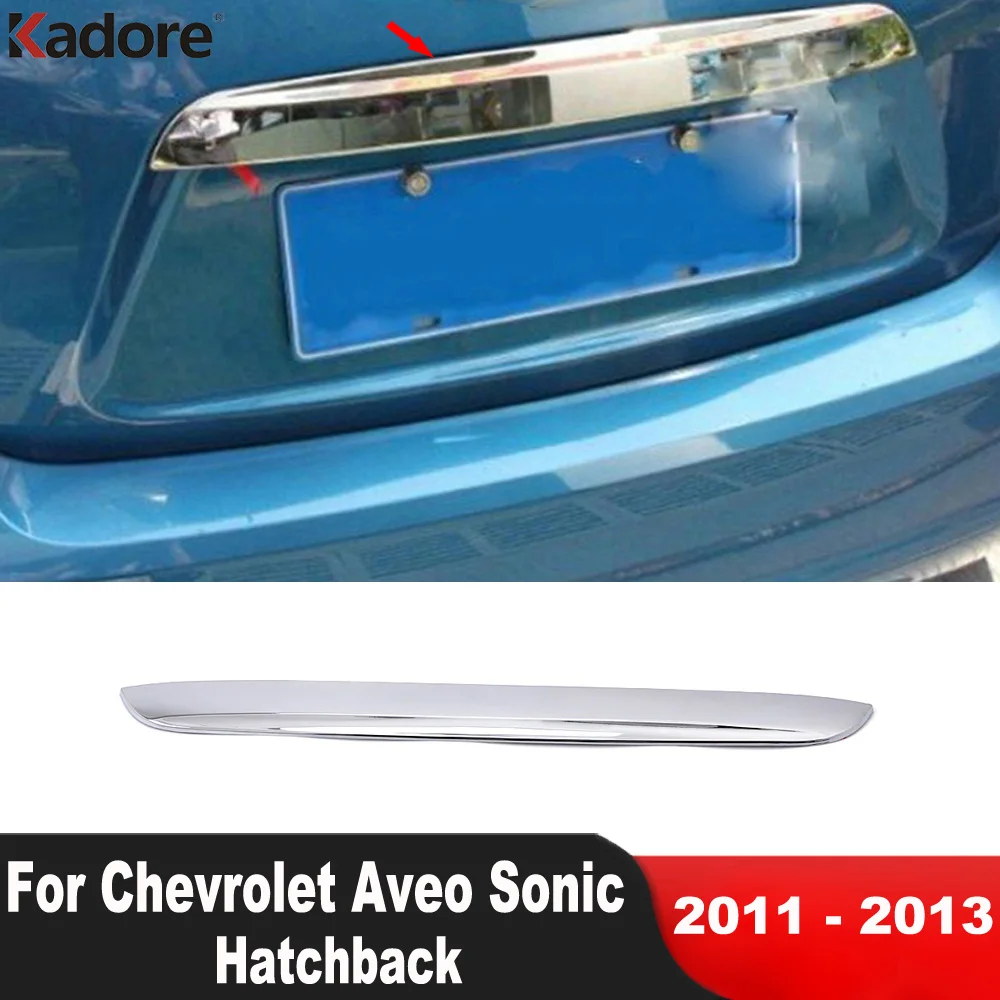 Rear-Trunk-Lid-Cover-Trim-For-Chevrolet-Aveo-Sonic-Hatchback-2011-2012 ...