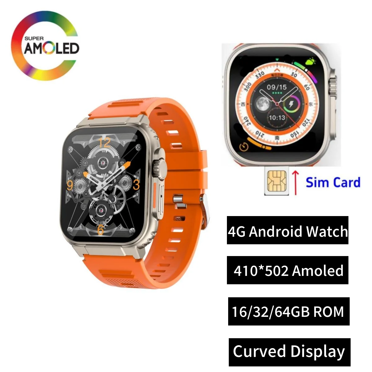 Reloj-inteligente-S9-Ultra-dispositivo-con-pantalla-curva-de-4-64GB ...