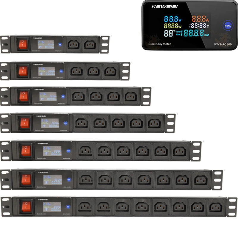 IEC-C14-power-supply-board-with-2-10-outlets-for-digital-V-A-W-meter ...