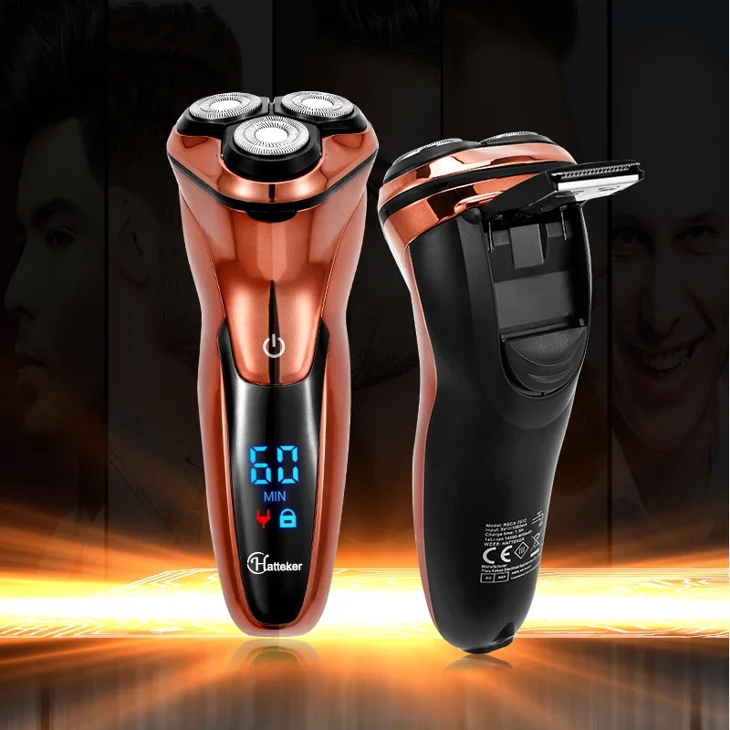 Powerful-Cordless-LCD-Electric-Shaver-3D-Floating-Wet-Dry-Beard ...