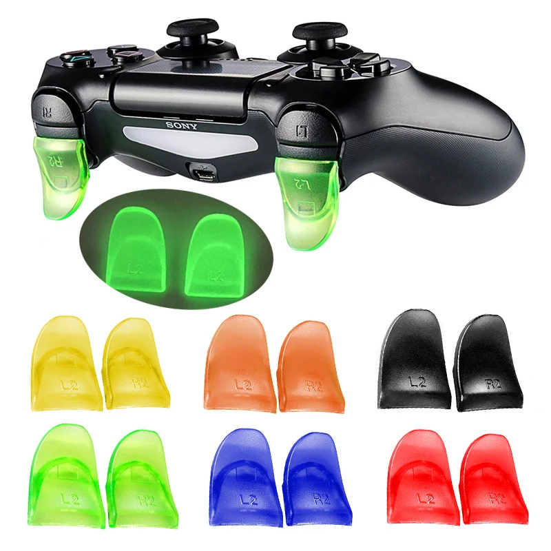 Plastic-Trigger-Buttons-Extender-Keys-para-PS4-Controller-Gamepad-L2-R2 ...