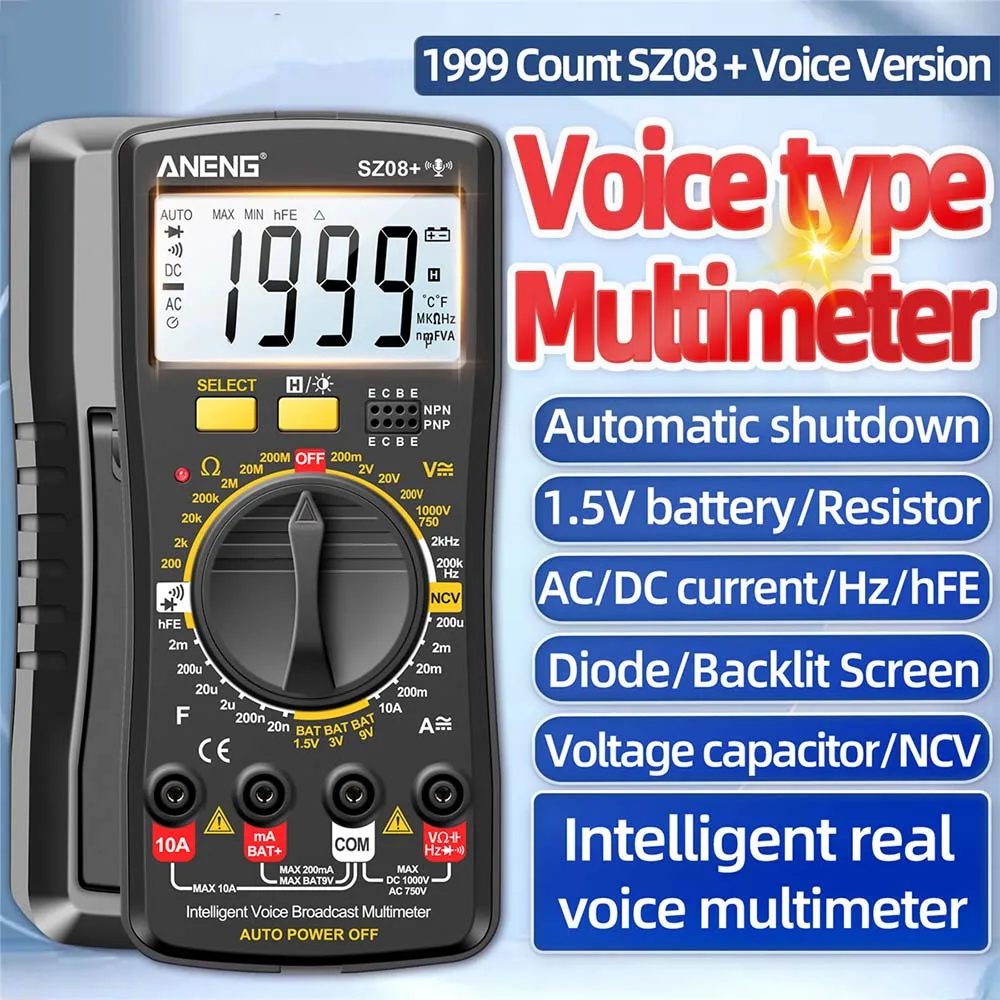 SZ08-Digital-Professional-Multimeter-Voice-Broadcast-AC-DC-Current ...