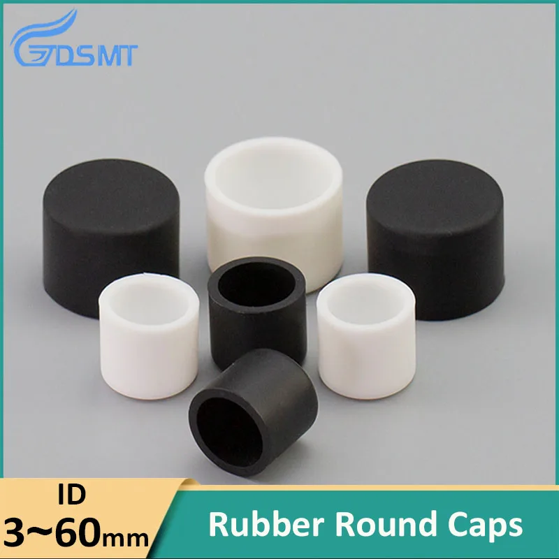 3-60-5mm-Round-Caps-Protection-Gasket-Silicone-Rubber-Dust-Seal-End ...