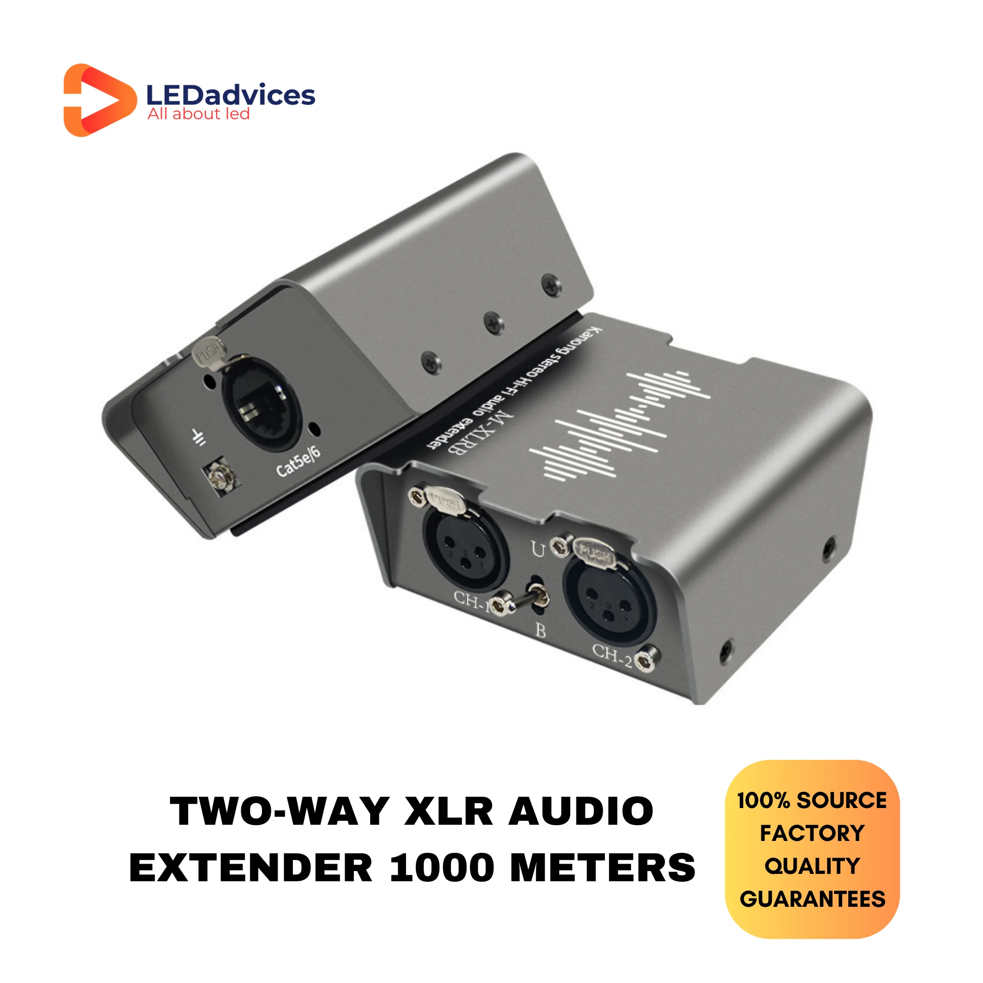 Two-way-XLR-audio-extender-broadcast-grade-HI-FI-grade-ground-loop ...
