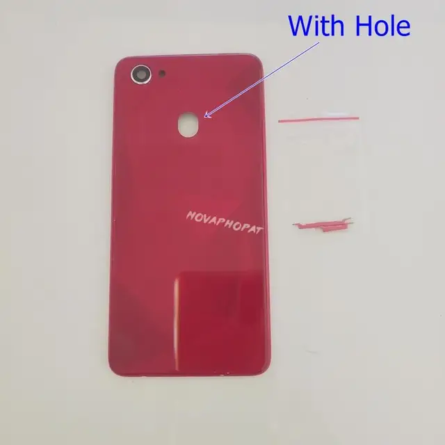 Wyieno For Oppo F7 Battery Cover Back Rear Door Housing Bezel Frame ...