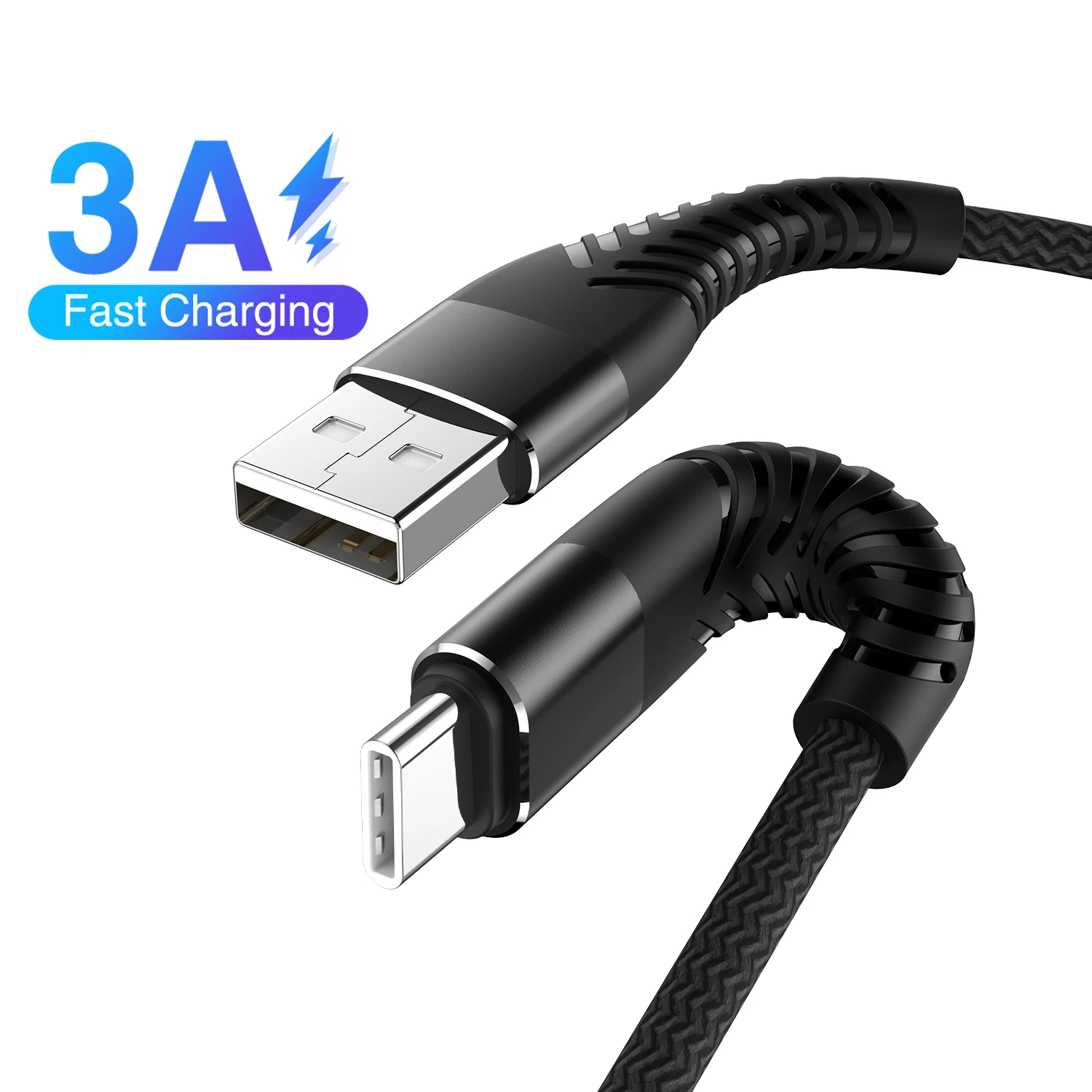 USB Type C Cable For Samsung S10 S20 S21 S22 A51 A52 Xiaomi mi Redmi ...