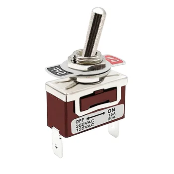 High quality Toggle Switch momentary 250V max 15A switch Pole Double ...