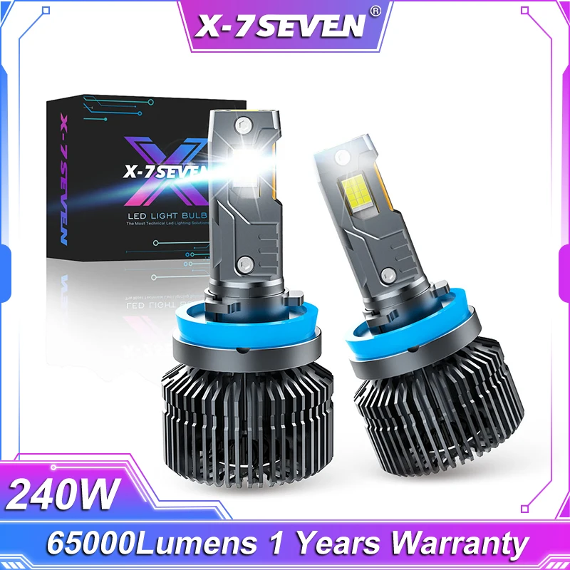 X-7SEVEN-X-Ares-2024-SERIES-240W-65000LM-6500K-LED-Headlight-Bulb-For ...