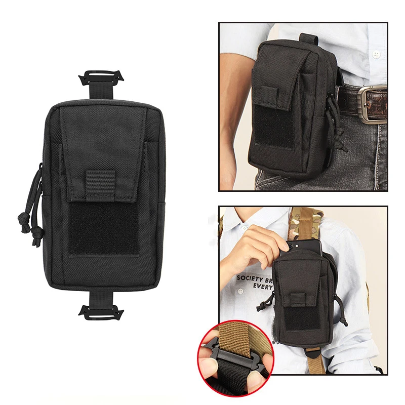 Outdoor Sport Molle Multifunctional Mobile Phone Pouch Holder Case ...