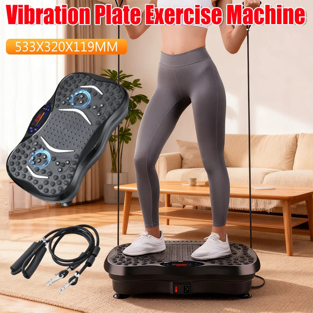 Lazy Slimming Fat Shaking Machine Adjustable Speed Workout Vibrate ...