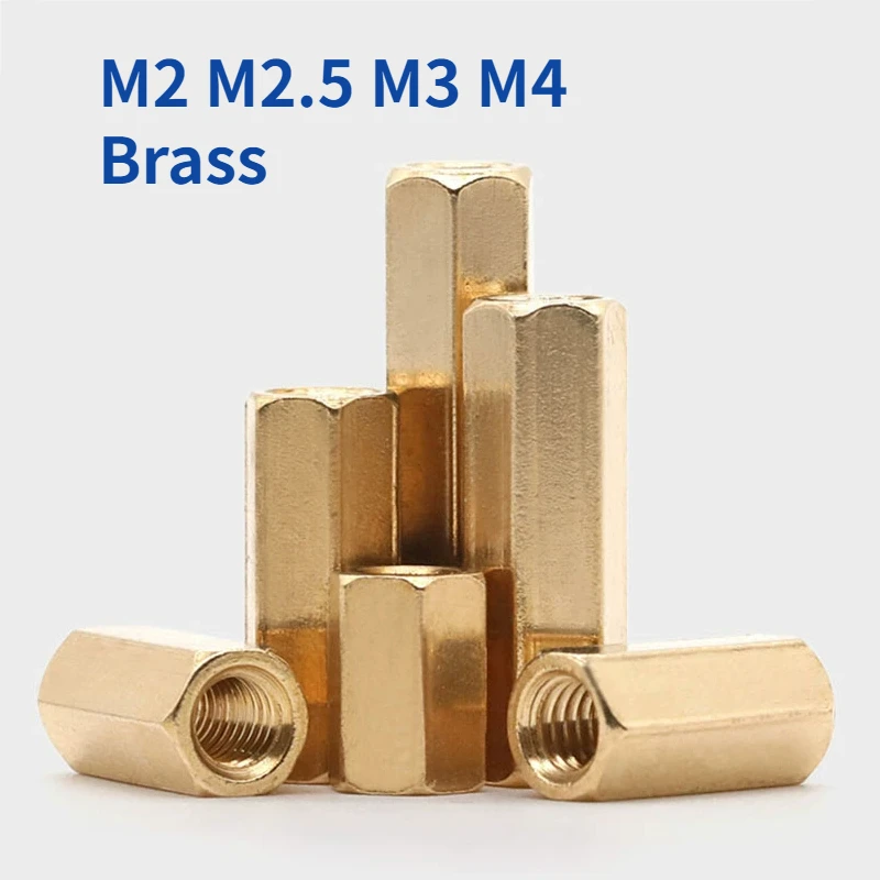 M2-M2-5-M3-M4-Brass-Double-Pass-Hexagonal-Copper-Column-Isolation ...