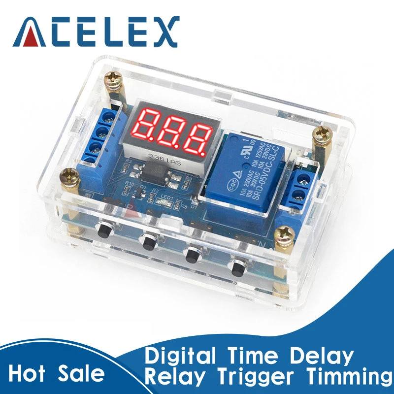 Digital Power Supply 12v | Acrylic Time Delay Relay | Usb Power Supply ...