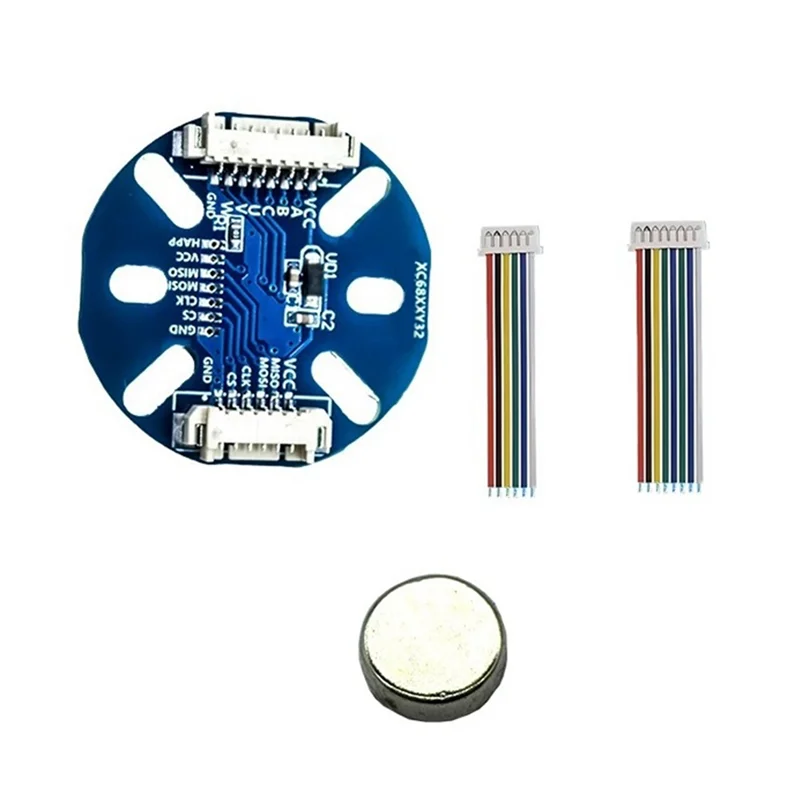HJ-AB16384 Pulse SPI ABZ Mode 21Bit Magnetic Encoder MT6835 4-Wire High ...