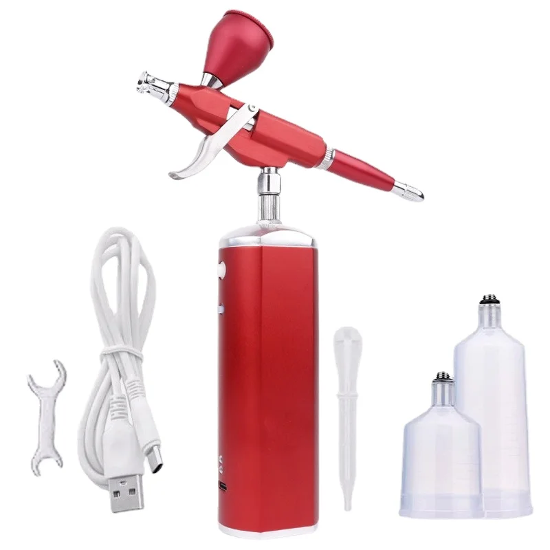 Adjustable-30PSI-spray-gun-Air-compressor-set-TYPEC-charging-dual ...
