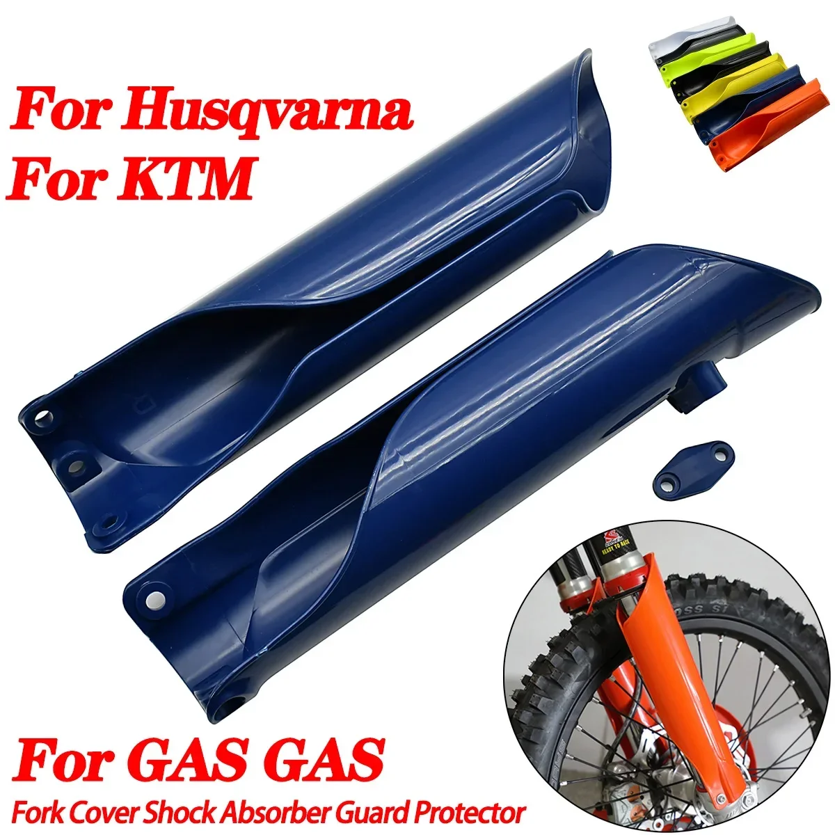 Motocross-Lower-Fork-Guards-Protector-Cover-For-KTM-EXC-EXCF-XC-XCF-XCW ...