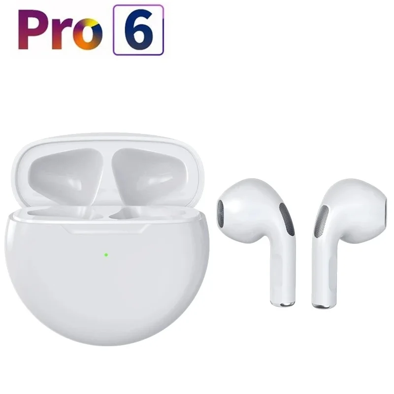 Original Air Pro 6 TWS Fones De Ouvido Bluetooth Fones De Ouvido Sem ...