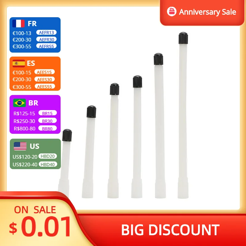 4pcs Plastic Truck Valve Extension Straight Plastic Bus Tire Valve Stem ...