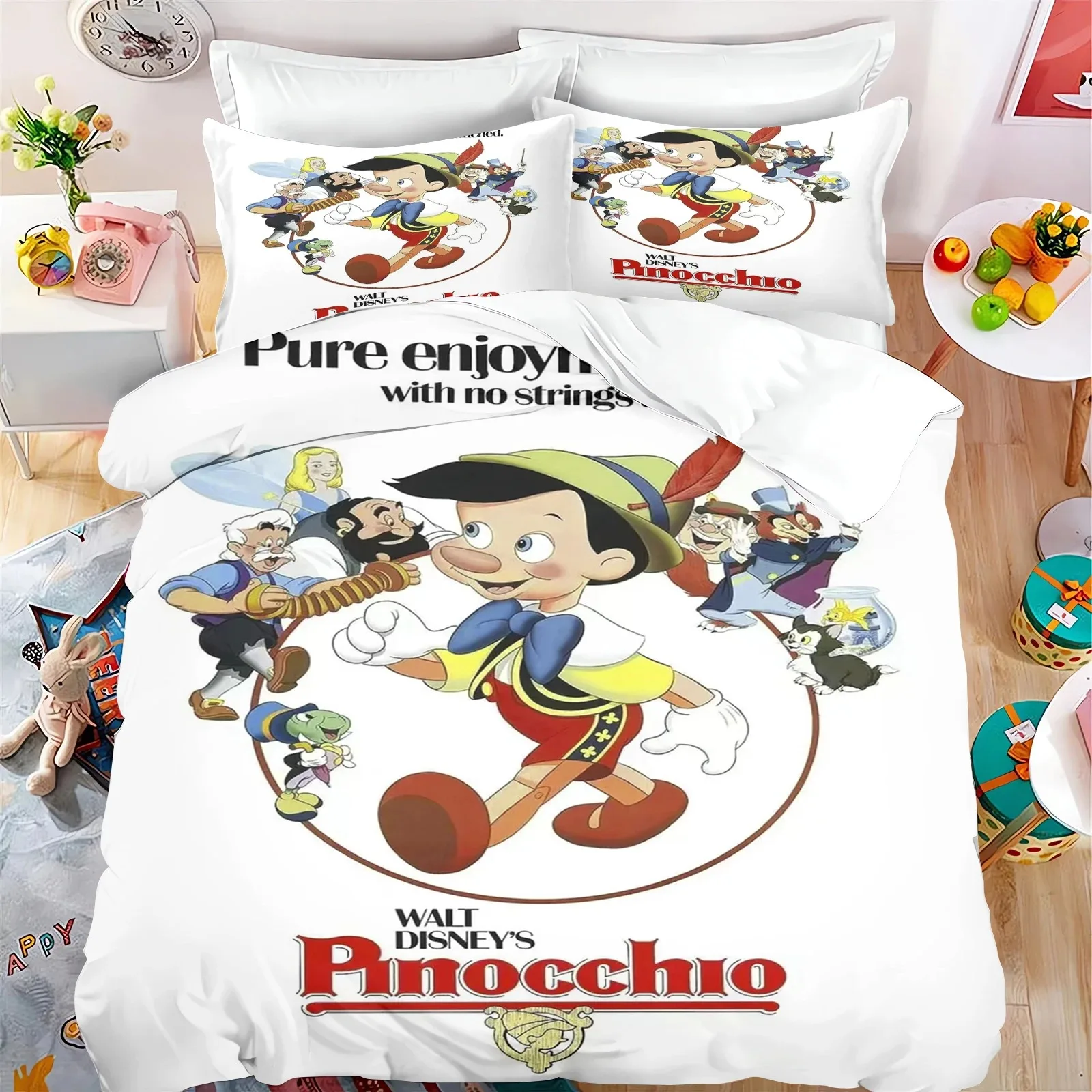 Disney-Pinocchio-duvet-cover-pillowcase-home-room-bedroom-decoration ...