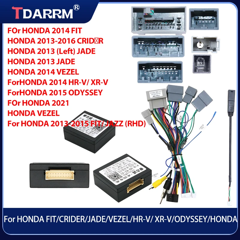 For HONDA FIT/JAZZ/ELYSION/JADE/VEZEL/HR-V/XR-V With Wiring Harness ...