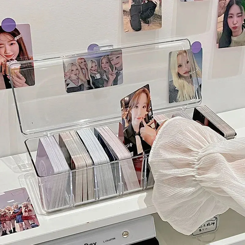Clear-Large-Capacity-Transparent-Card-Display-Box-Blind-Box-Kpop ...