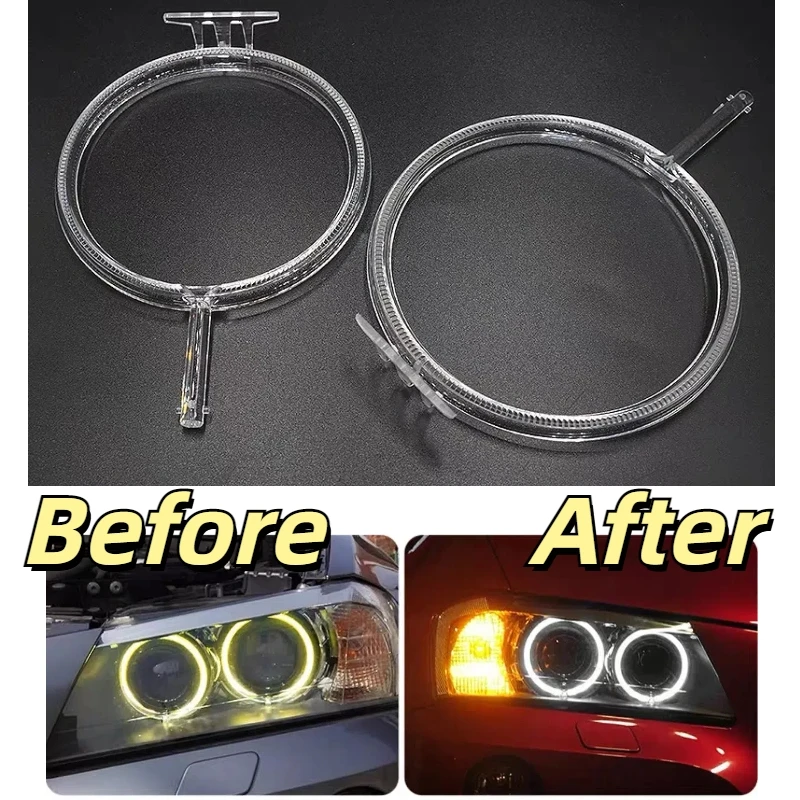 For-BMW-X3-F25-2011-2013-Car-Headlight-Guide-Strip-LED-Lamp-Ring-DRL ...