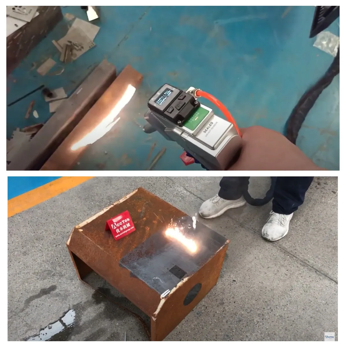 Professional-Industrial-Hand-Held-Laser-Cleaning-Machine-Paint-Metal ...