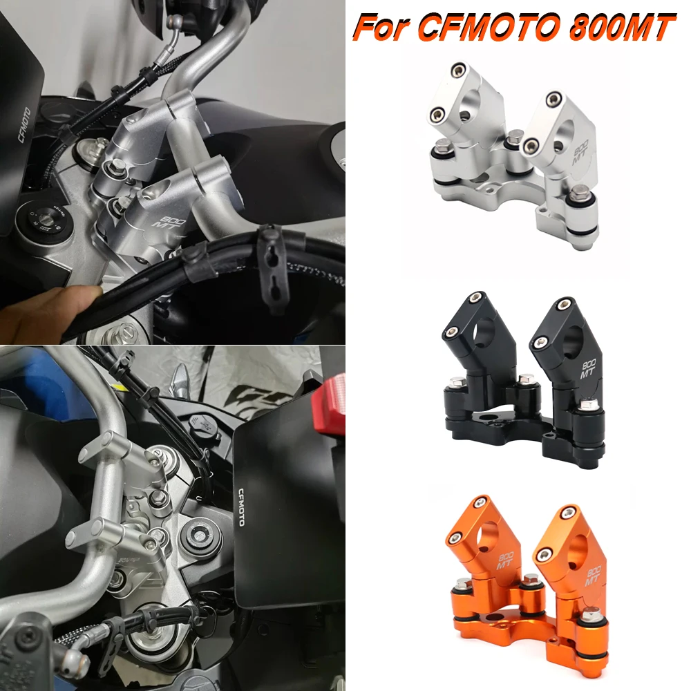 Handlebar Extension Adapter | Motorcycle Cfmoto 800 | Cnc Handlebar ...