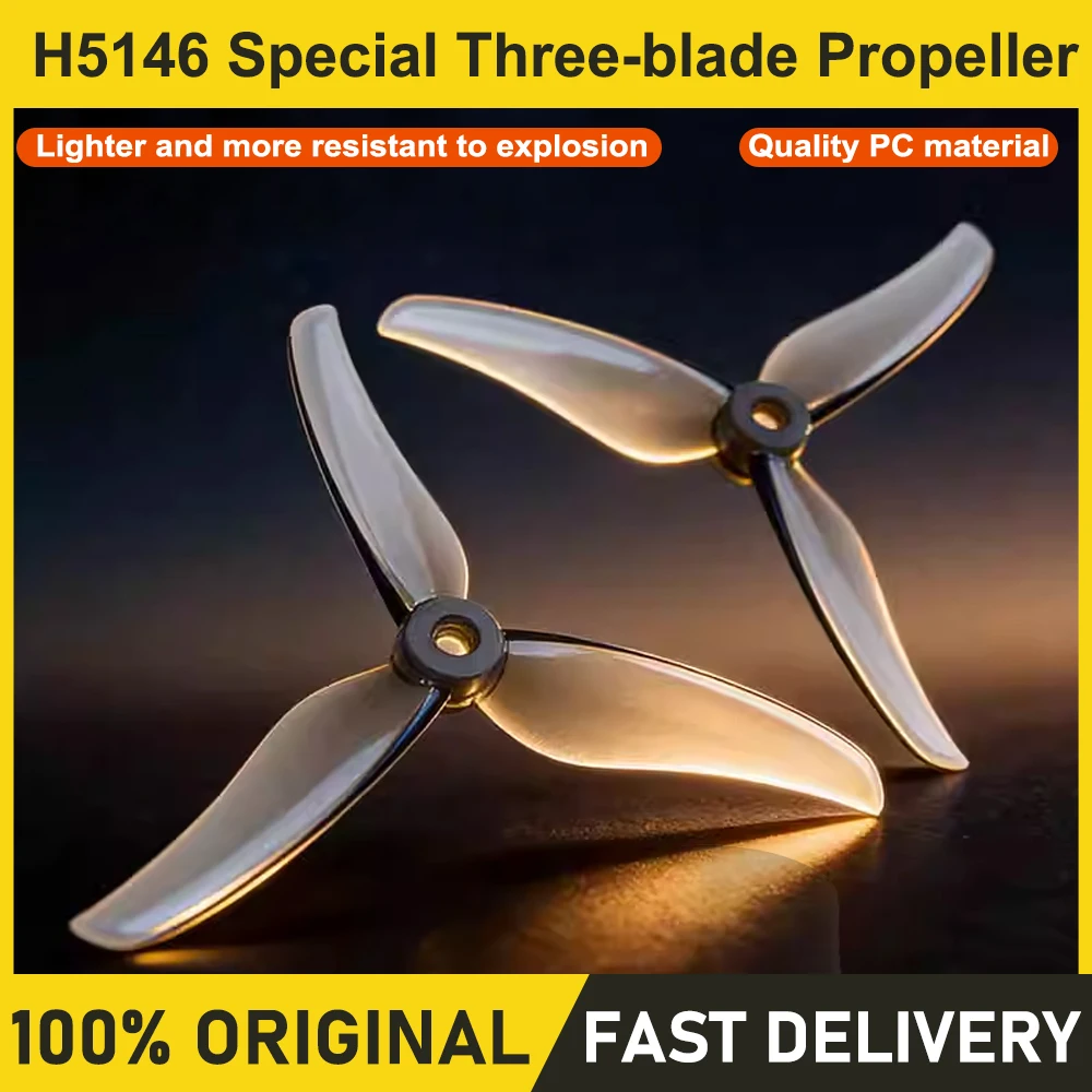 H5146 Special Three-blade Propeller 5.1-inch balanced anti-shatter fan ...