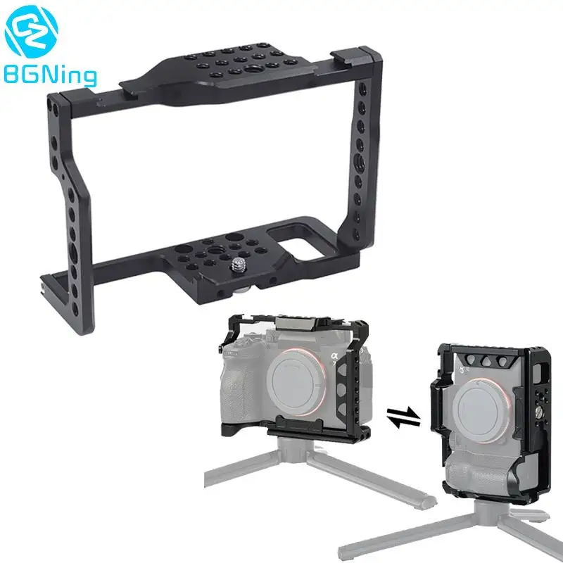 Handheld-Camera-Cage-Full-Cage-Protective-for-Panasonic-Lumix-G85-G80 ...