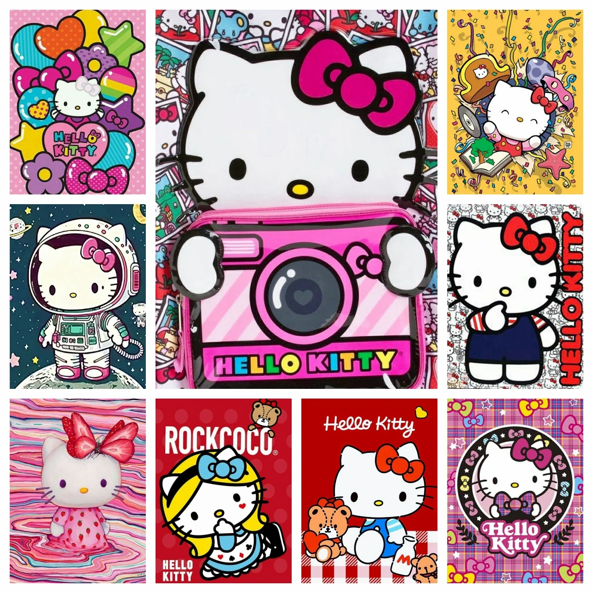 2024-New-Sanrio-Cute-Cartoon-HelloKitty-DIY-Diamond-Painting-Kit-Cross-Embroidery-Jade-Guigou ...
