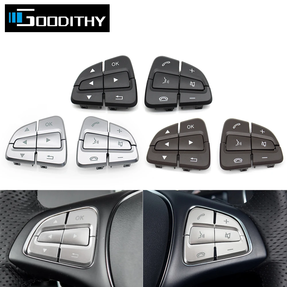 Car-Steering-Wheel-Menu-Control-Switch-Buttons-For-Mercedes-Benz-A-B ...