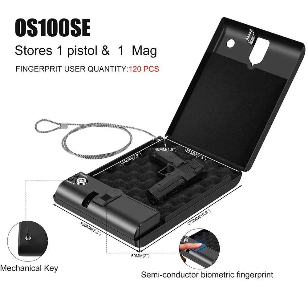 Sentry Safe Biometric Safe Biometric Handgun Safe - Quick Access ...