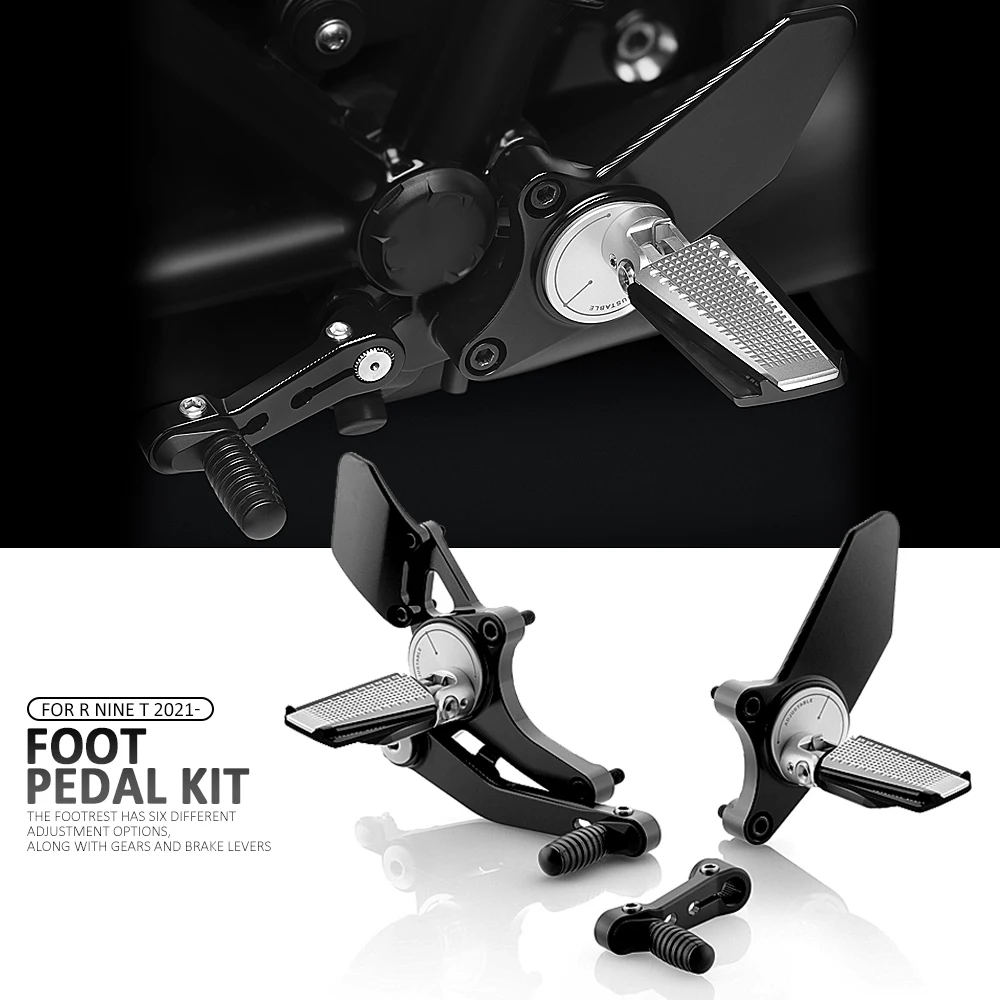 New-Motorcycle-CNC-Aluminum-Foot-Kit-Rearsets-Footrest-Set-For-BMW-R9T ...
