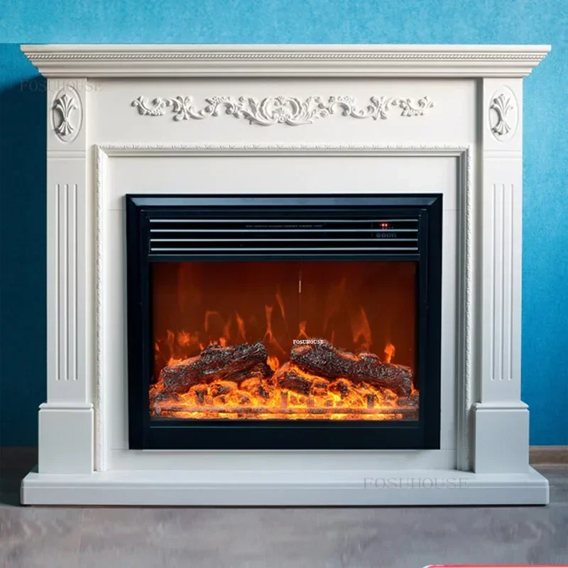 Simulated-Flame-Electronic-Embedded-Fireplace-Home-Fireplaces ...