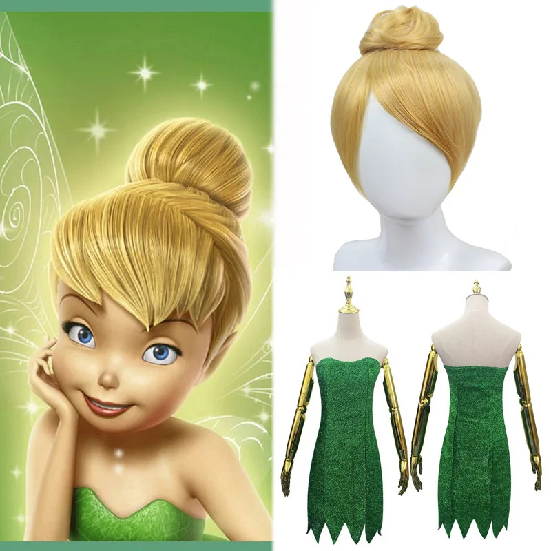 Anime-Elf-Role-Playing-Costume-Tinker-Bell-Green-Adult-Dress-Tinker ...