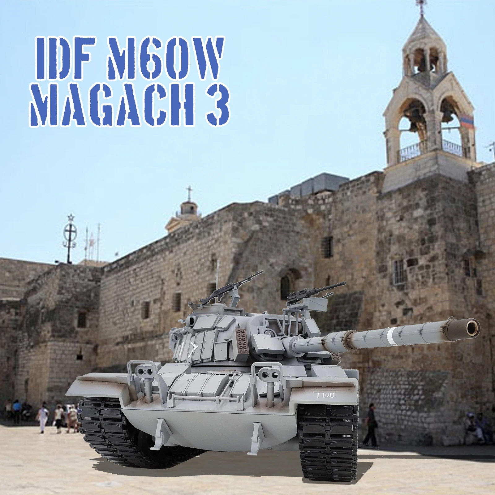 Coolbank 1:16イゼルm60w「magach 3」シミュレーションメインバトルタンクモデルリモートコントロールサウンドライトrcカーおもちゃ