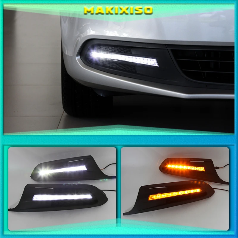 2pcs Fog Lamp For Volkswagen Vw Jetta Sagitar Mk6 2012 2013 2014 Car ...