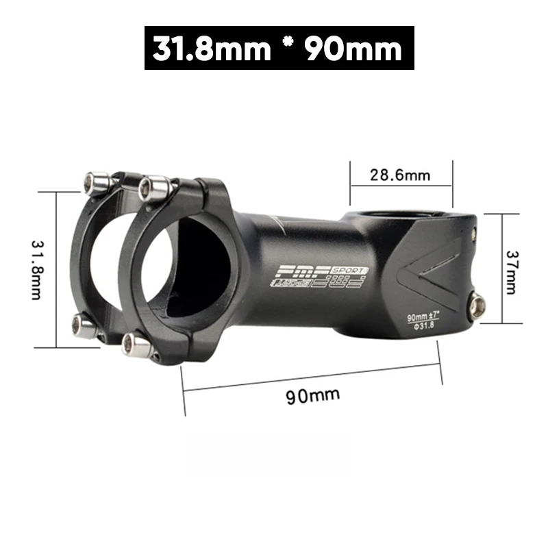 FMFXTR 25.4mm stem 31.8mm mtb Stem 7 degree Bicycle Handlebar Stems 38 60 80 90mm for Road BMX Mountain Bike Parts AliExpress