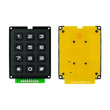 3*4 4*4 Matrix Switch Keyboard Keypad Array Module ABS Plastic Keys 4x4 3x4 12 16 Key Button ...