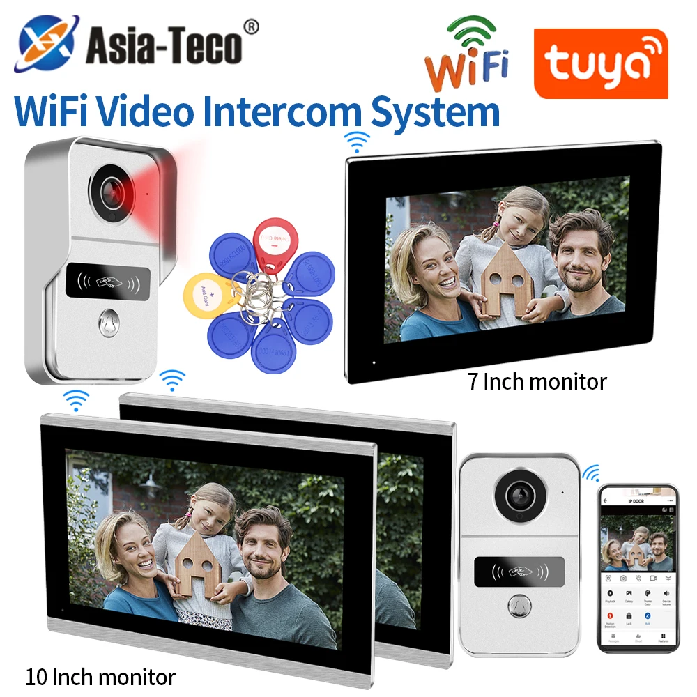 Tuya-Intercomunicador-de-V-deo-WiFi-Smart-Home-APP-V-deo-Porteiro-Sem ...