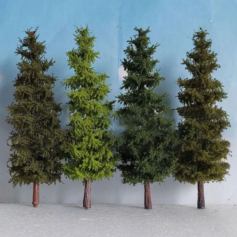 14CM-Miniature-Trees-Model-Model-Pine-Trees-Plants-Materials-Diy ...