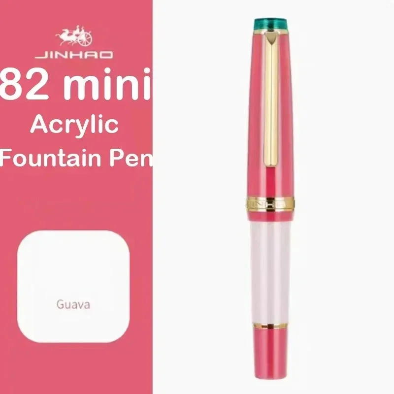 JinHao 82 MINI Fountain Pen Color Match Acrylic Pen Spin EF F M Nib ...