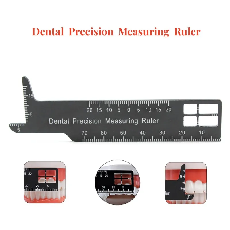 Dental-Precision-Measuring-Ruler-Double-Sided-Photography-Gauge-Span ...