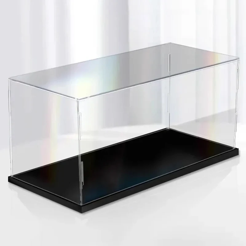Acrylic-Display-Case-Collectibles-Transparent-Organizer-Stand-Display ...
